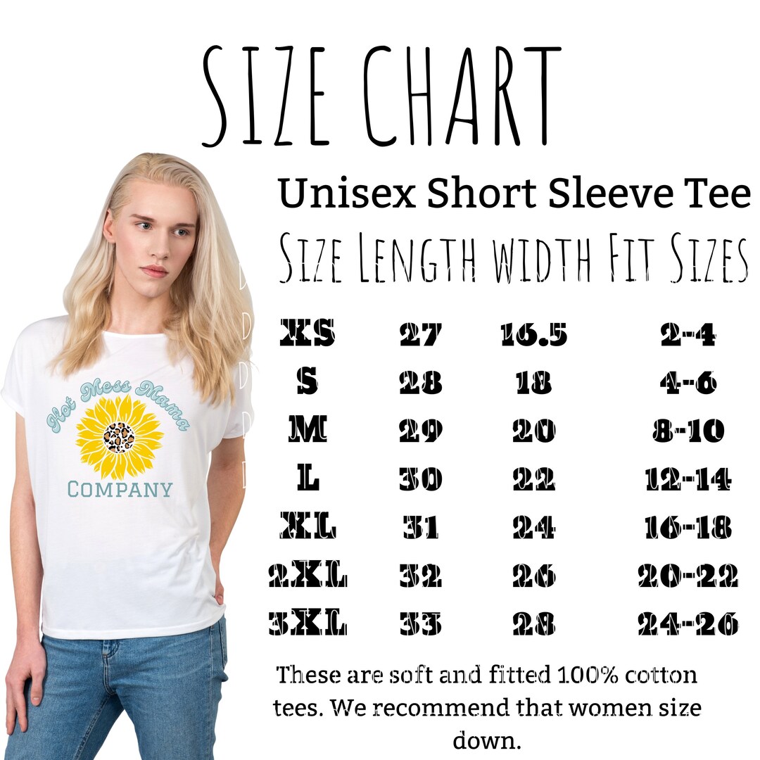 100% Cotton Shirt Size Chart, Gildan Cotton Shirt Size Chart ...
