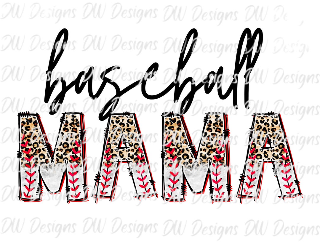 Baseball Mama PNG Baseball Leopard Mama PNG Baseball PNG - Etsy