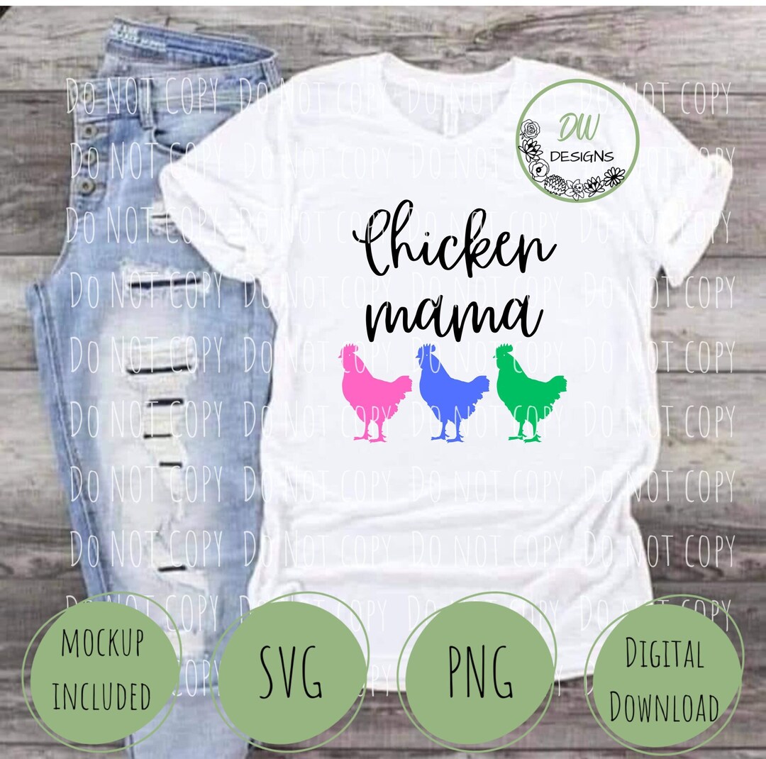 Chicken Mama Png, Chicken Mama Svg, Chicken Mama Sublimation, Chicken ...
