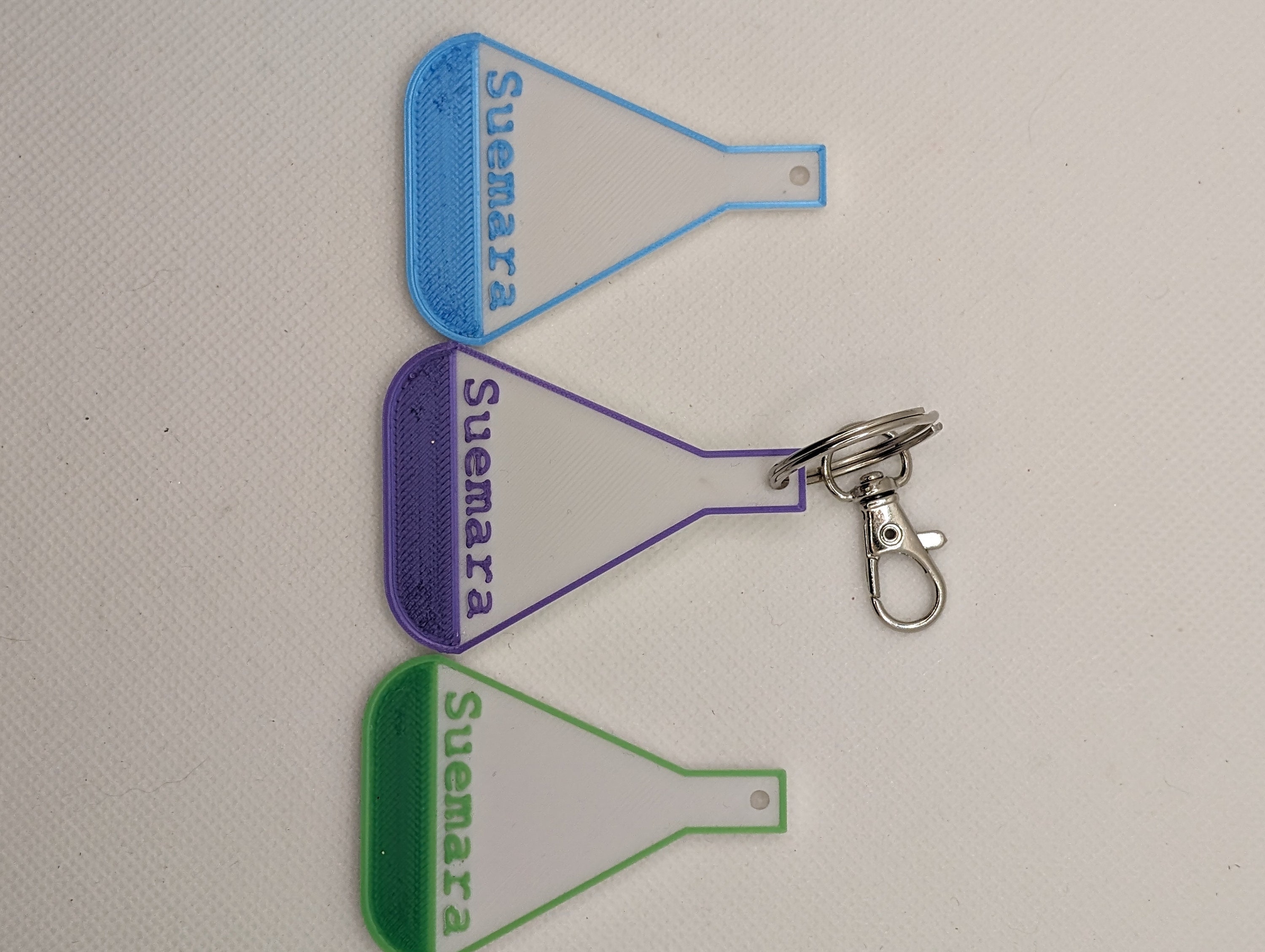 Personalized 3D Printed Lab Flask Keychains Custom Colors - Etsy