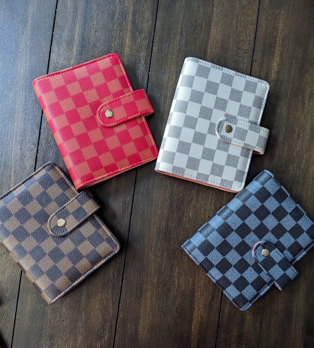 A7 Checkered Binder Only - Etsy