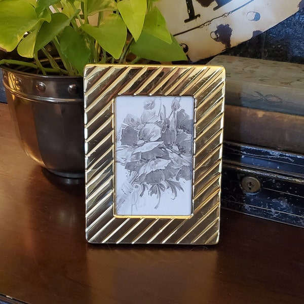 Brass Picture Frame - Etsy