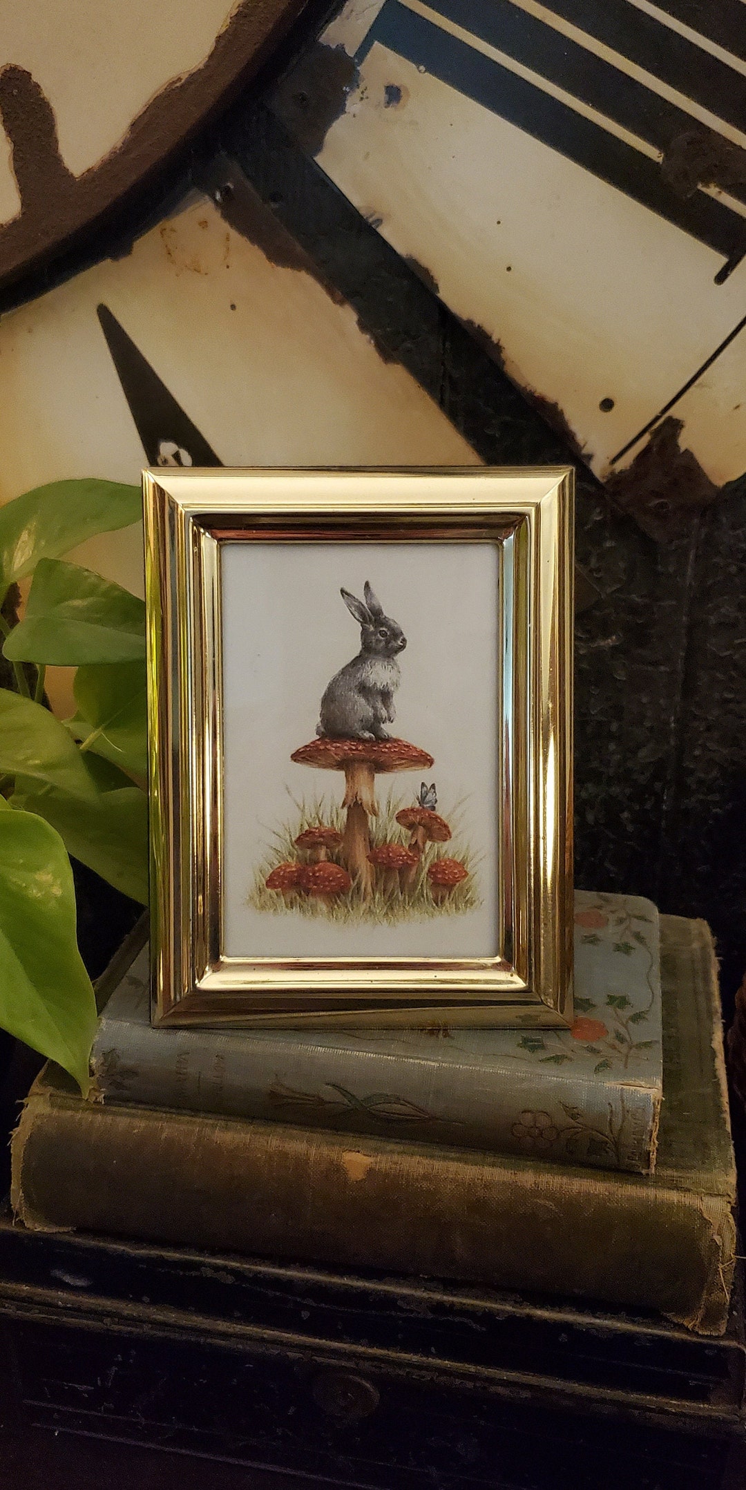 4x6 Solid Brass Frame Vintage Brass Frame MCM Frame - Etsy