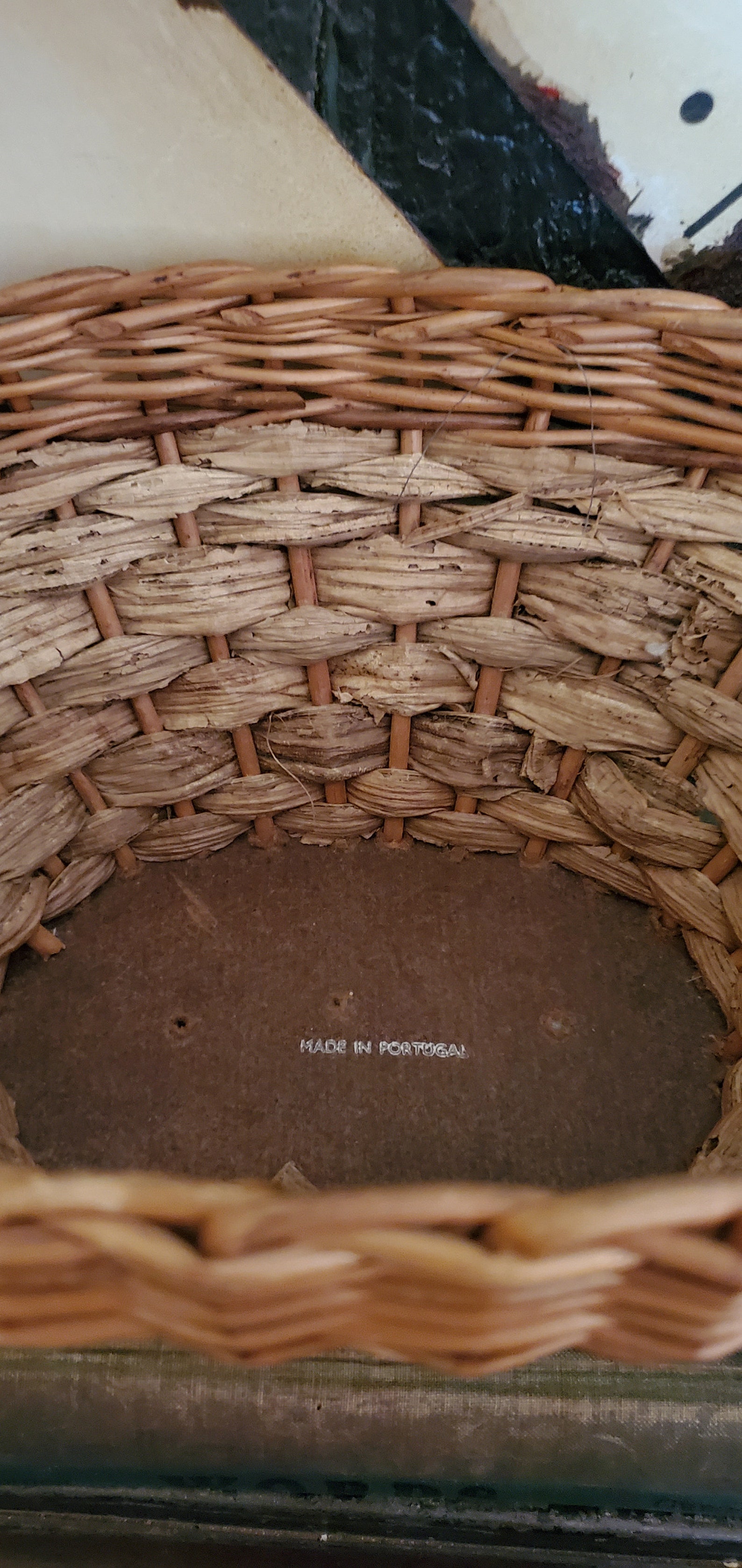 Vintage Rattan Basket Vintage Wicker Basket Wicker Basket - Etsy