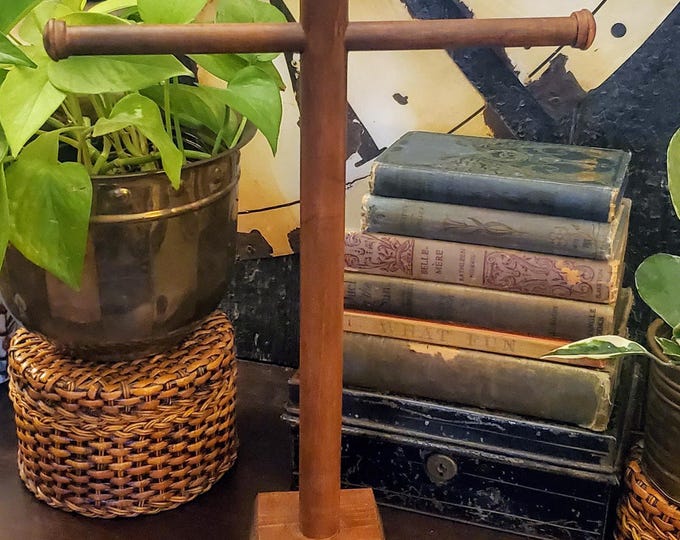 Wood Jewelry Stand, Wood Necklace Stand, Vintage Display, Jewelry ...