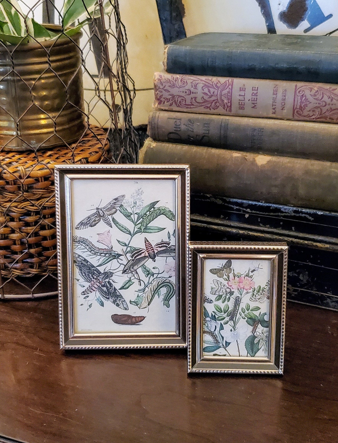 Vintage Gold Metal Frame Set , Gold Metal Frame , MCM Frame , 1950's ...