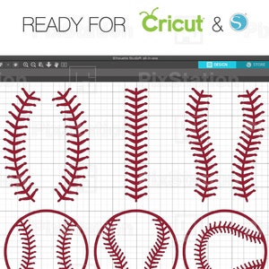 Baseball Balls and Stitches Svg, Baseball Stitch Svg, Baseball Ball Svg ...
