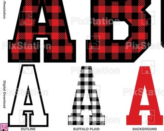 Red Buffalo Check Plaid Svg - Etsy
