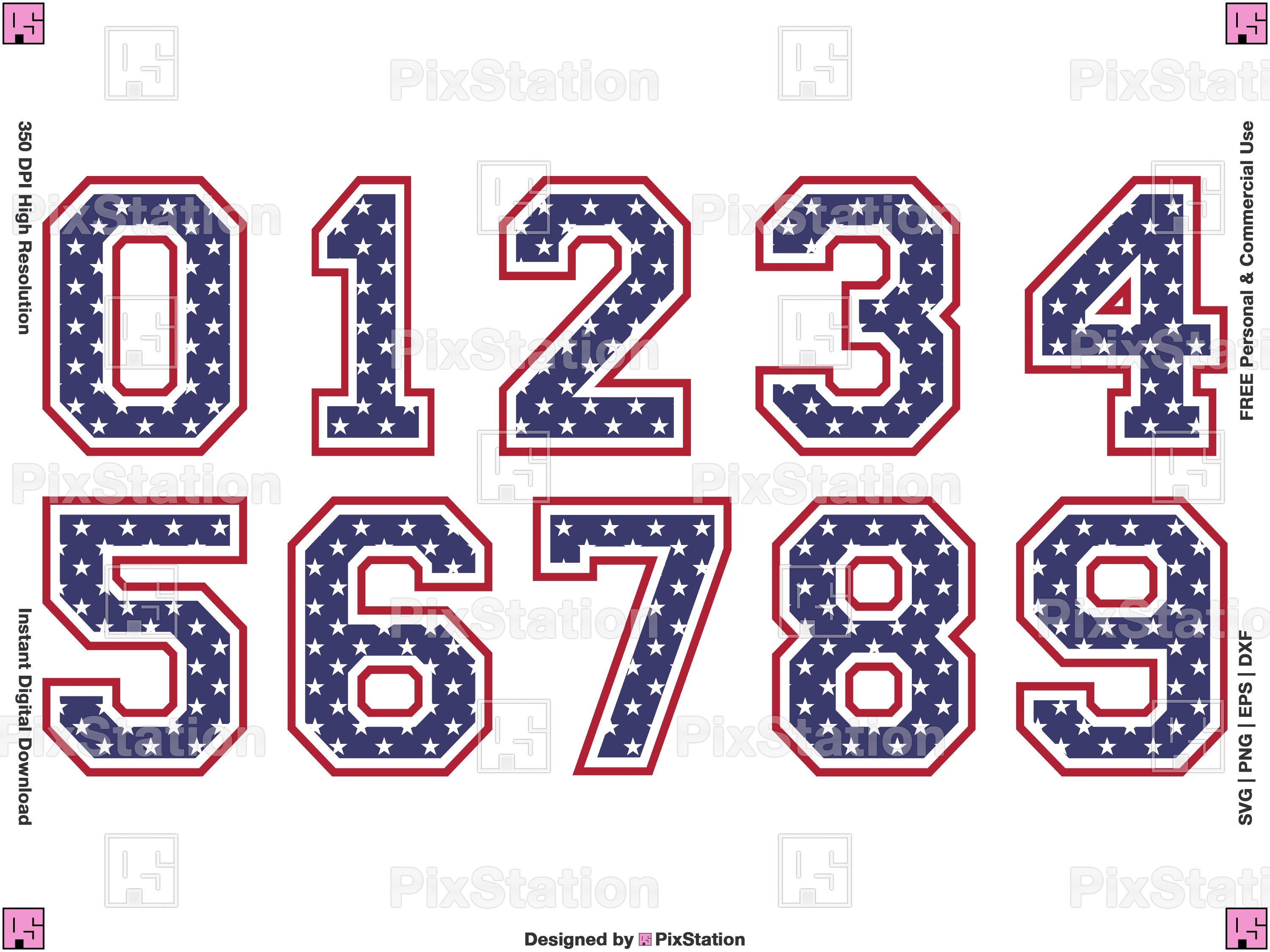 Varsity Patriotic Alphabet Patriotic Lettersusa Independence - Etsy