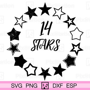 Classic Distressed Outline Star Svg, Sparkle Dxf, Star Png, Star Decal ...