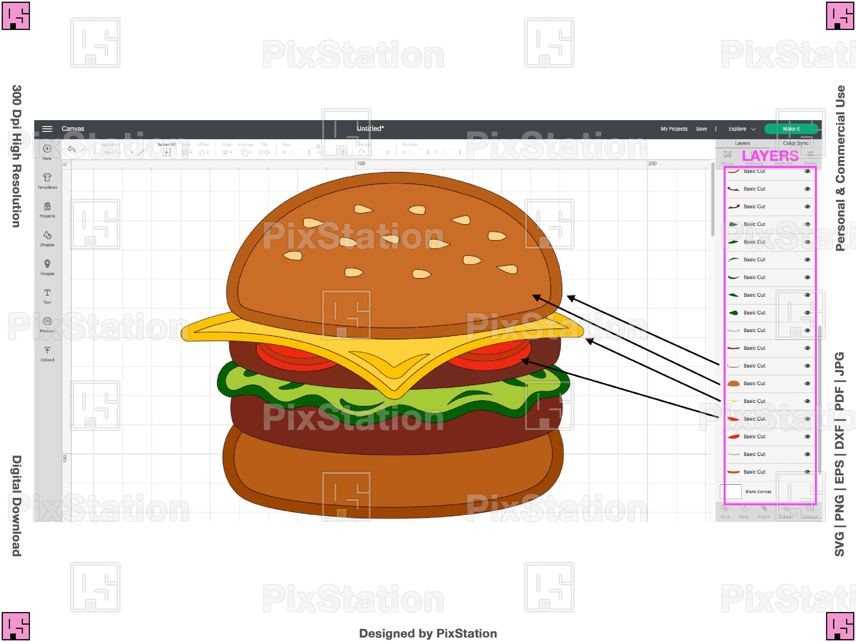 Hamburger Svg Burger Svg Cheeseburger Svg Burger Clipart - Etsy Australia