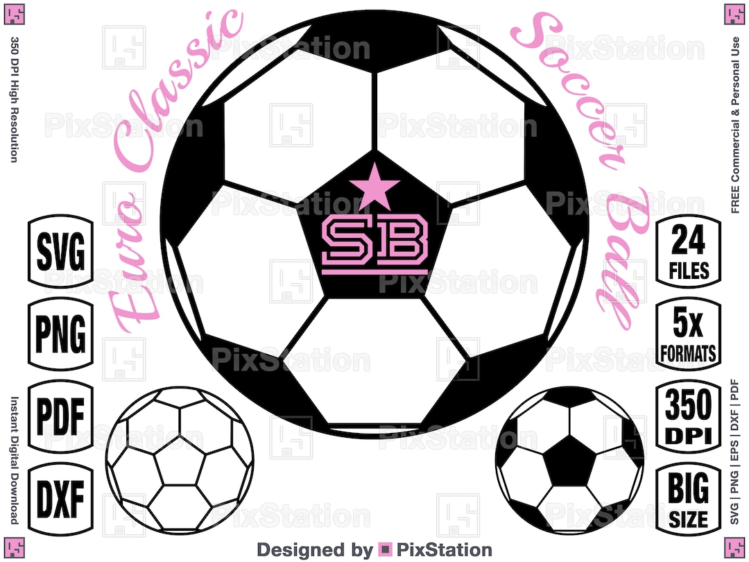 Soccer Football Ball Svg, Soccer Svg, Soccer Ball Png, Sports Clipart ...
