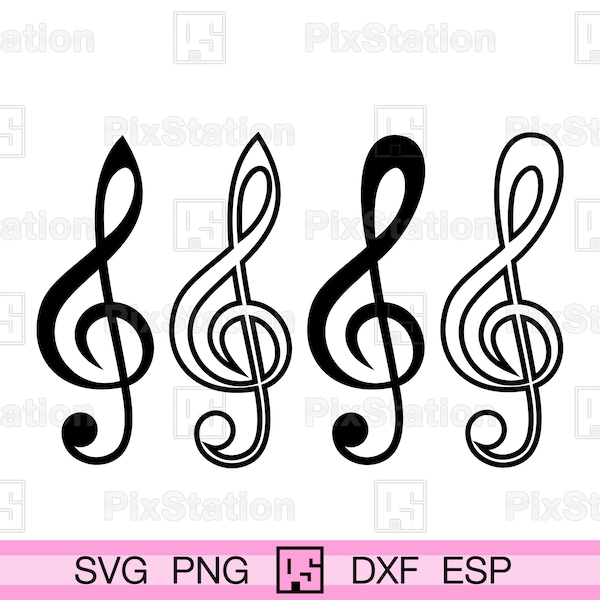 Treble Clef Heart - Etsy