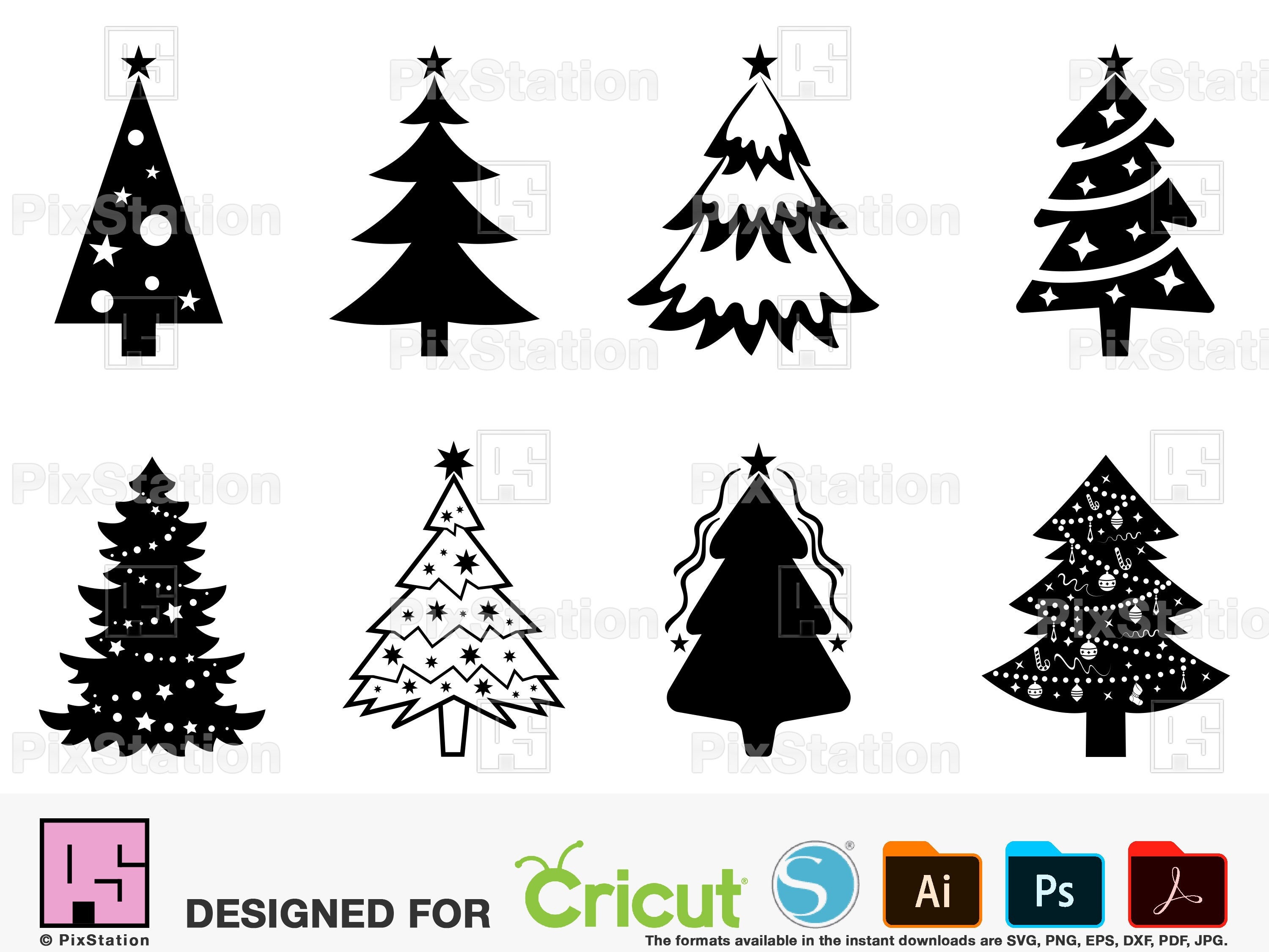 Christmas Tree Svg Christmas Svg Christmas Tree Cut File - Etsy