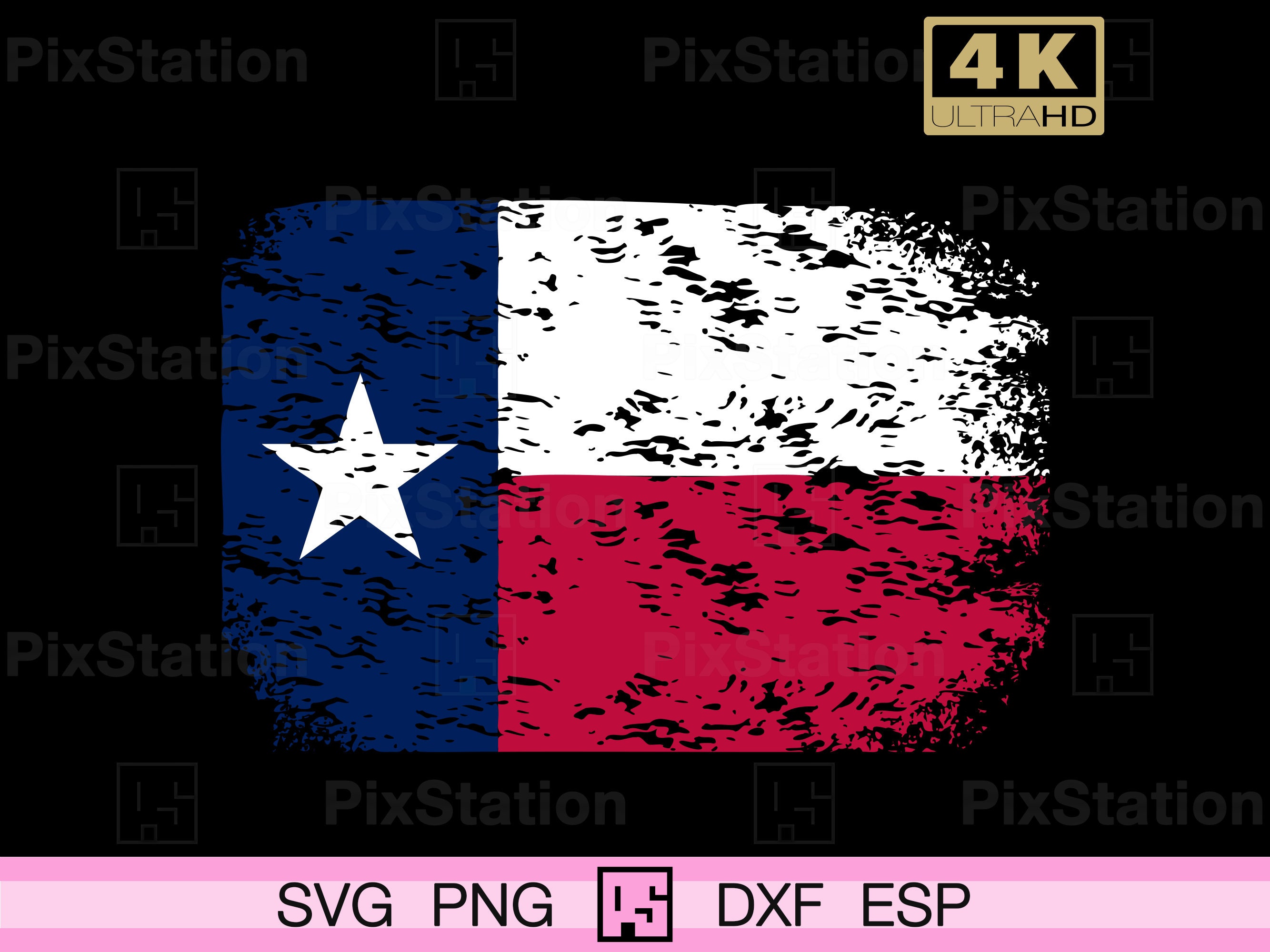 Texas Flag Illustration