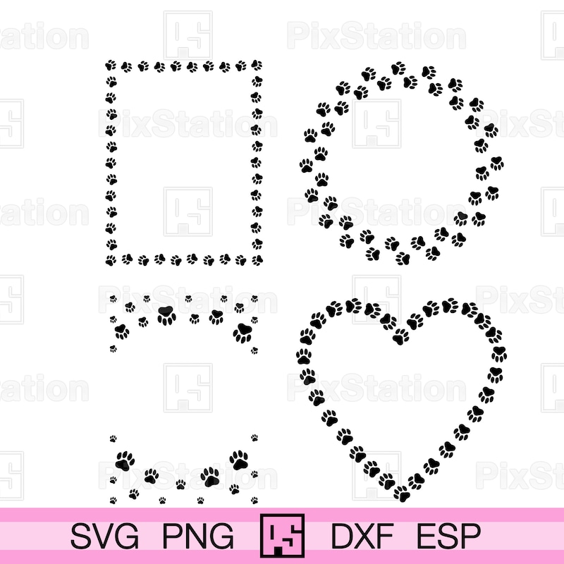 Cat Paw Print - Etsy