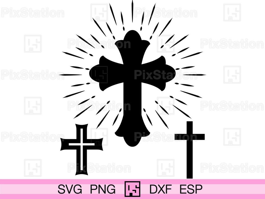 Christian Cross Svg Bundle, Cross Svg, Christian Svg, Cross Clipart ...
