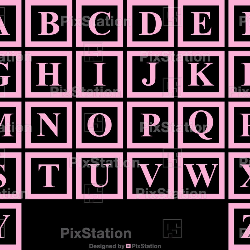 Alphabet Blocks - Etsy