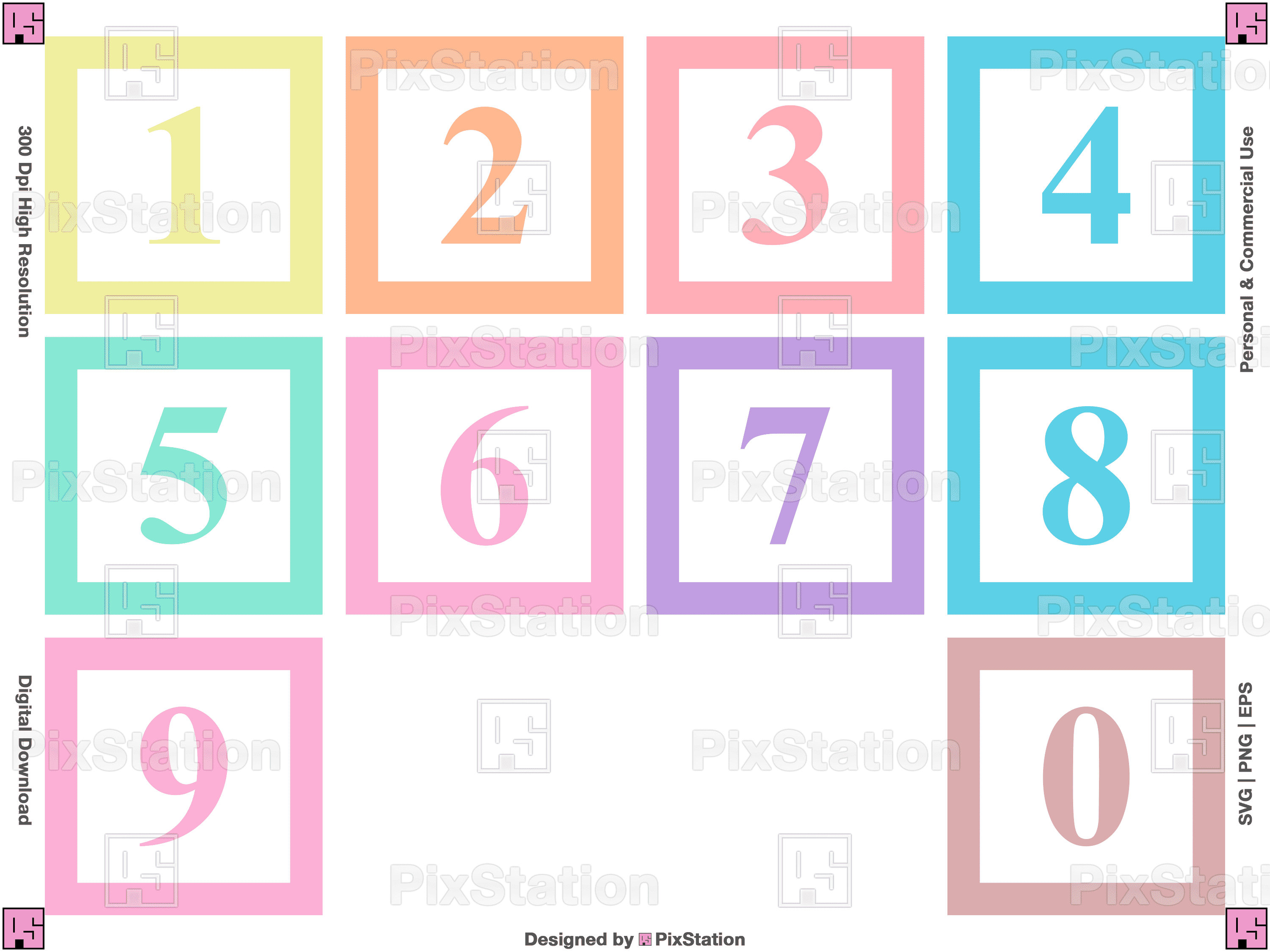 Pastel Alphabet Blocks Svg Building Blocks Svg Block Font - Etsy