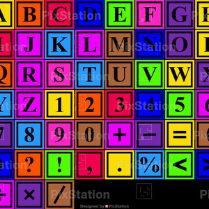 Building Blocks Svg Bundle, Alphabet Blocks Svg, Block Font Svg, Block ...