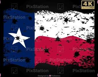 Waving Texas Flag Svg - Etsy