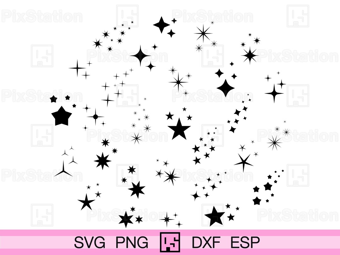Funkeln Bündel svg Funkelsterne png Funkeln svg Funkeln - Etsy.de