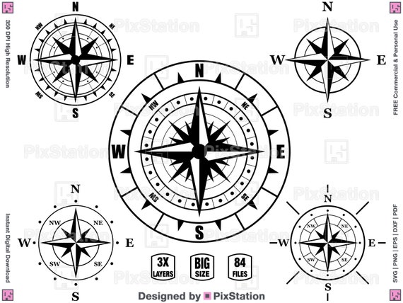 Simple Compass Vector