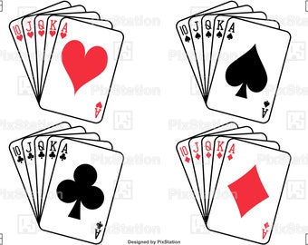 Scrapbooking Paper, Party & Kids Papercraft Digital Download Poker ...