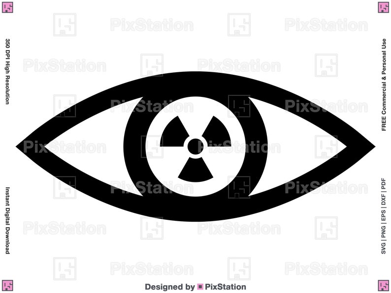 Abstract Eye Svg Bundle Nuclear Hazard Eye Eye Icon Png - Etsy