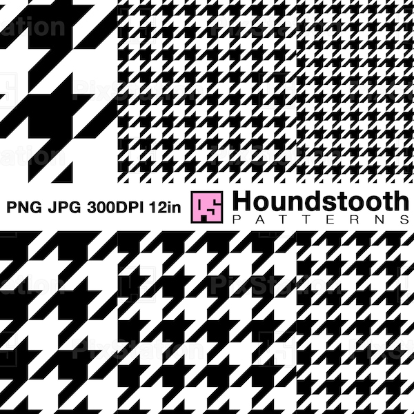 Houndstooth - Etsy