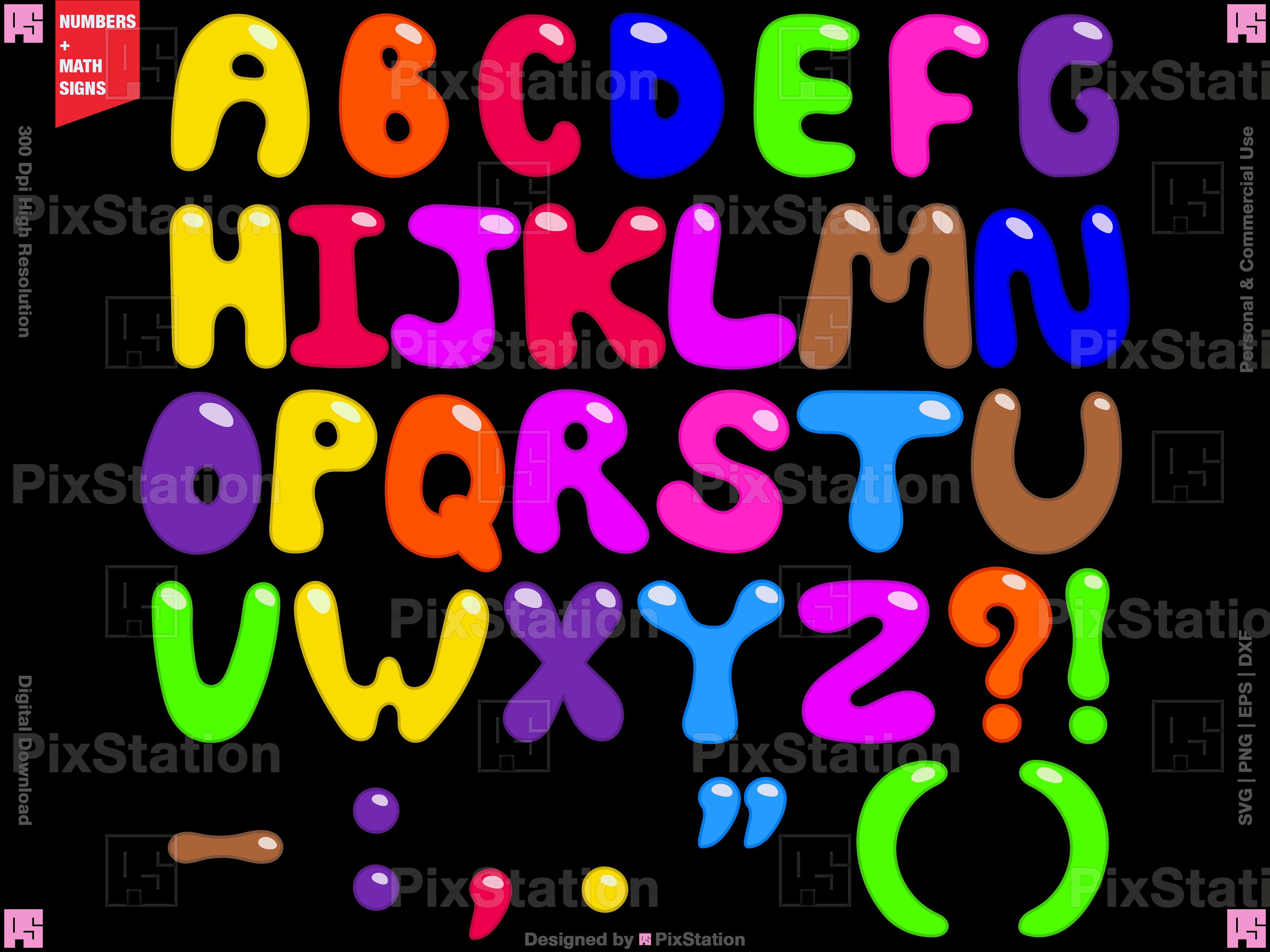 Bubble Font Svg Bubble Alphabet Bubble Letters Bubble - Etsy