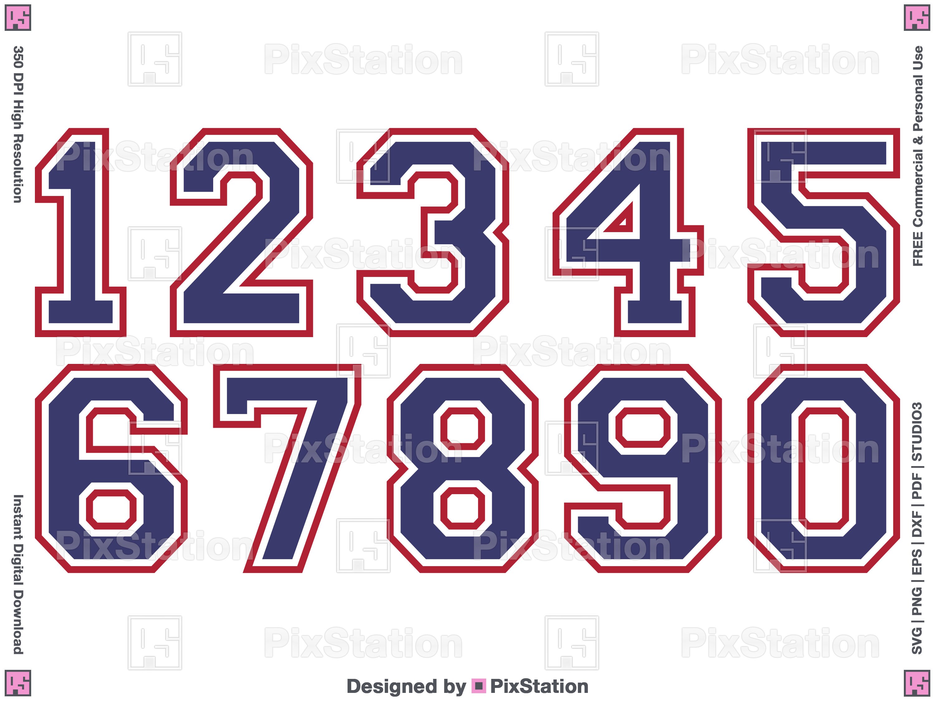 Varsity Alphabet SVG: Layered Letters, Numbers, Sports Vector (cut File ...