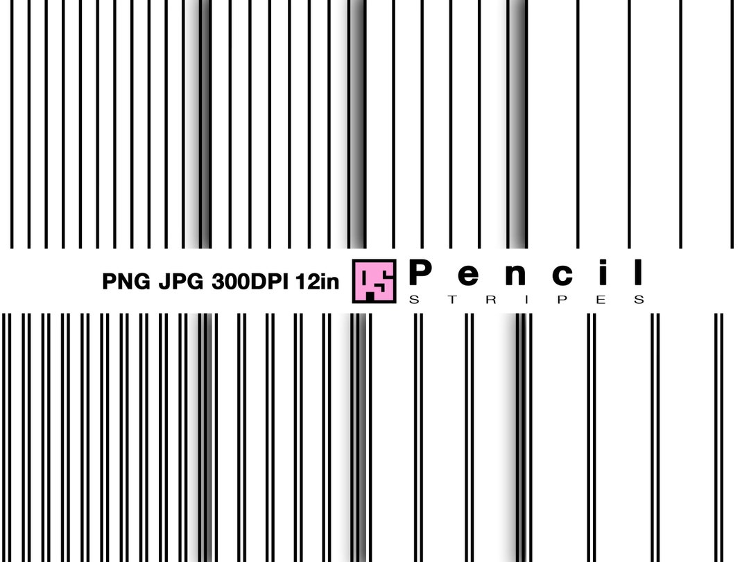 Pencil Stripes Set Png, Pencil Vertical Stripes Png, Pencil Thin ...