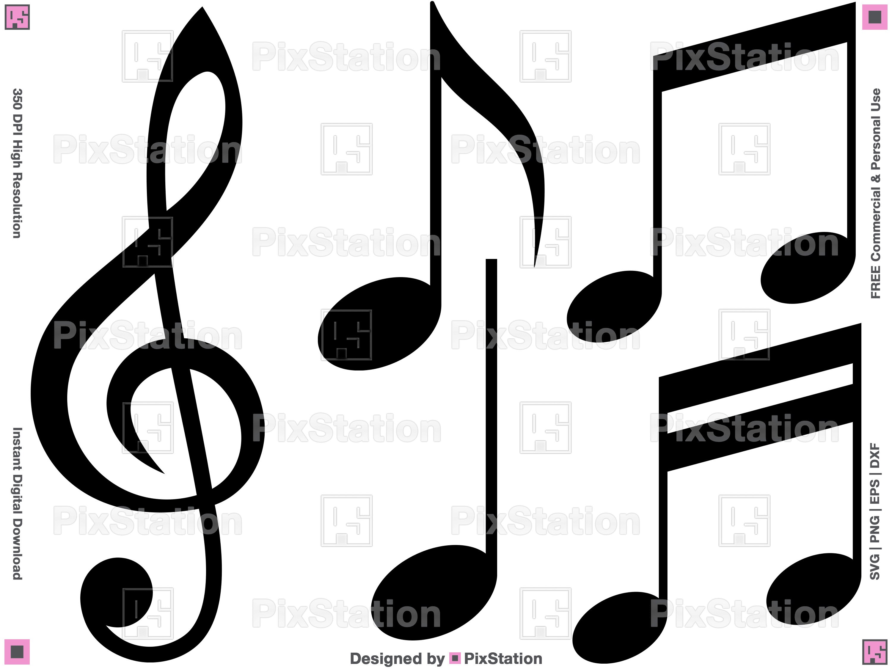 Music Notes Svg Treble Clef Svg Clef Svg Treble Svg G Clef - Etsy UK