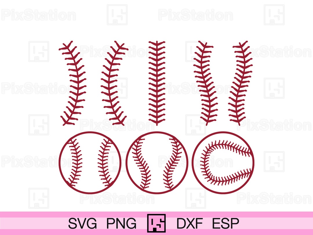 Baseball Balls and Stitches Svg, Baseball Stitch Svg, Baseball Ball Svg ...
