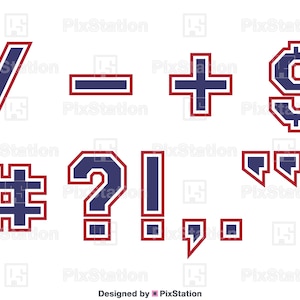 Varsity Alphabet SVG: Layered Letters, Numbers, Sports Vector (cut File ...