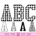 Buffalo Plaid Alphabet Letters & Numbers Clipart / White Color Text ...