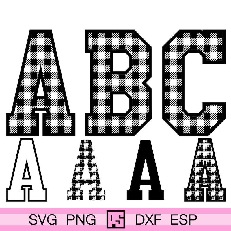 Buffalo Check Stencil - Etsy