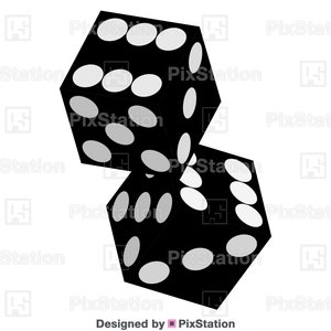 Two Dice Match Combinations Svg, Dice Set Svg, Dice Rolling Svg, Red ...