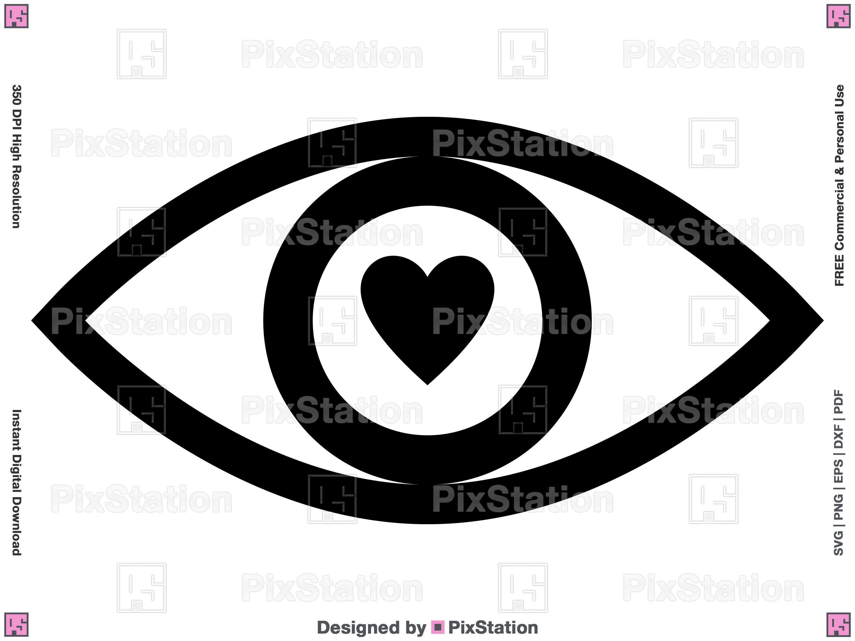 Heart Eye Svg Abstract Eye Svg Bundle Tattoo Eye Png Looking - Etsy