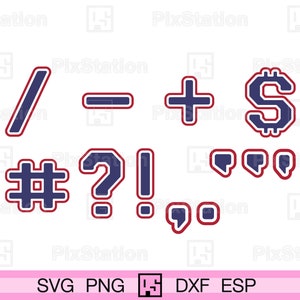 Varsity Rounded Alphabet SVG: Layered Font Cut File - Etsy