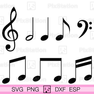 Treble Clef Svg, Bass Clef, Clef Svg, Treble Svg, G Clef, F Clef Music ...