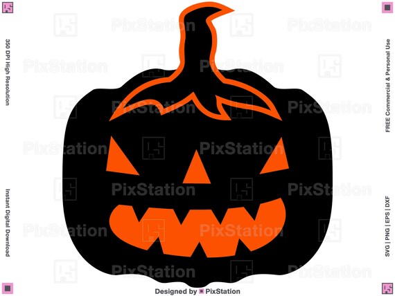 Jack-o-lantern Svg Layered Pumpkin Svg Halloween Svg - Etsy