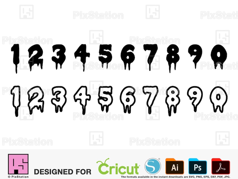 Dripping Font PNG: Halloween Horror Letters (digital Download) - Etsy