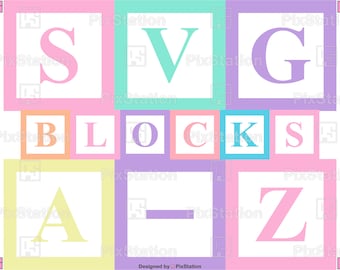 Abc Block Svg - Etsy UK