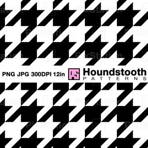 Houndstooth Fashion Pattern Set Png, Houndstooth Pattern Png ...