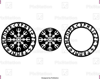 Clip Art & Image Files Helm Of Awe Svg Printable Cricut & Silhouette ...