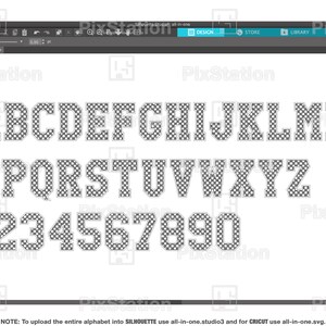 Buffalo Plaid Alphabet Multi Layered Svg, Red Buffalo Plaid Letters ...