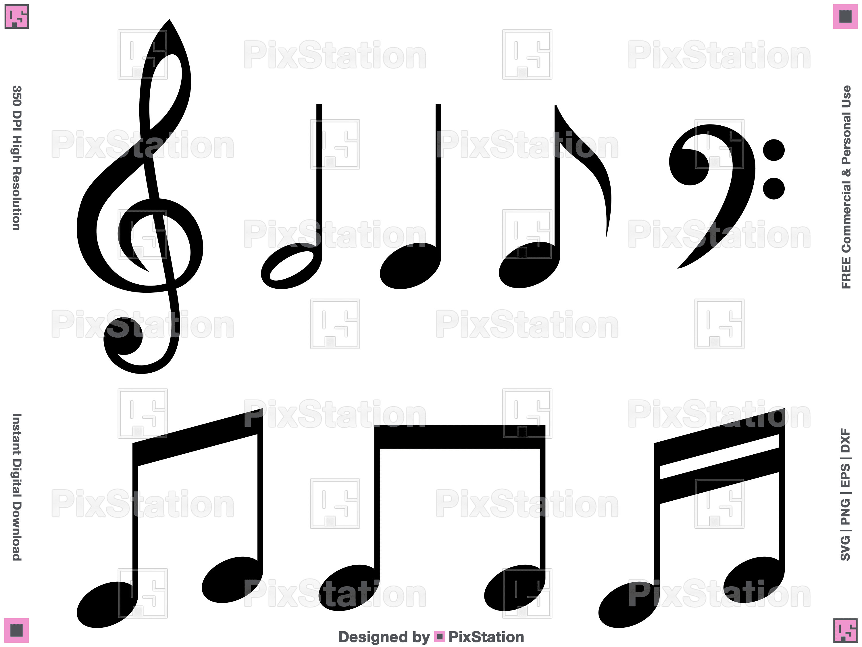 Violinschlüssel Svg Bass Notenschlüssel Notenschlüssel Svg - Etsy Schweiz