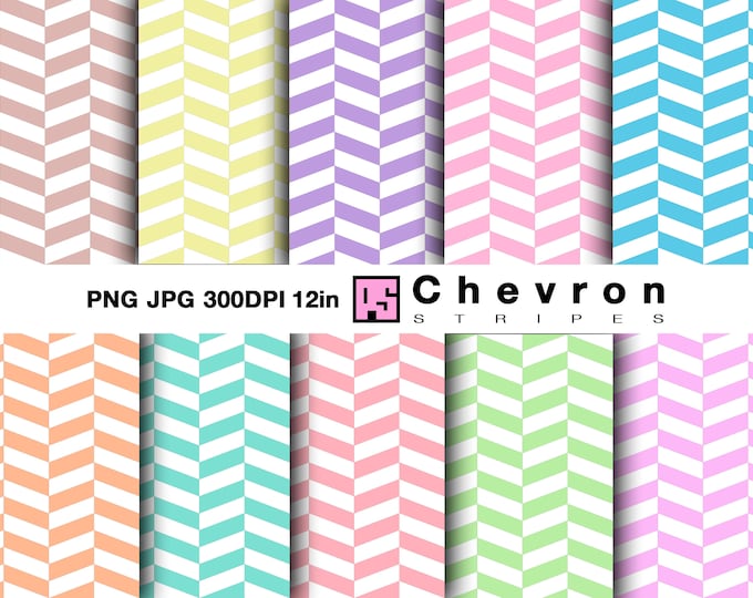 Chevron Pastel Color Stripes Set Png, Herringbone Pastel Stripes Png ...